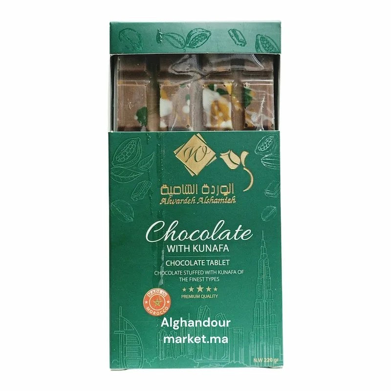Chocolate Kunafa Dubai Alwardeh Alshamieh 220g – Lexus Market